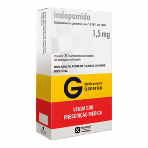 INDAPAMIDA 1,5MG C/30 COMPRIMIDOS TORRENT - TORRENT