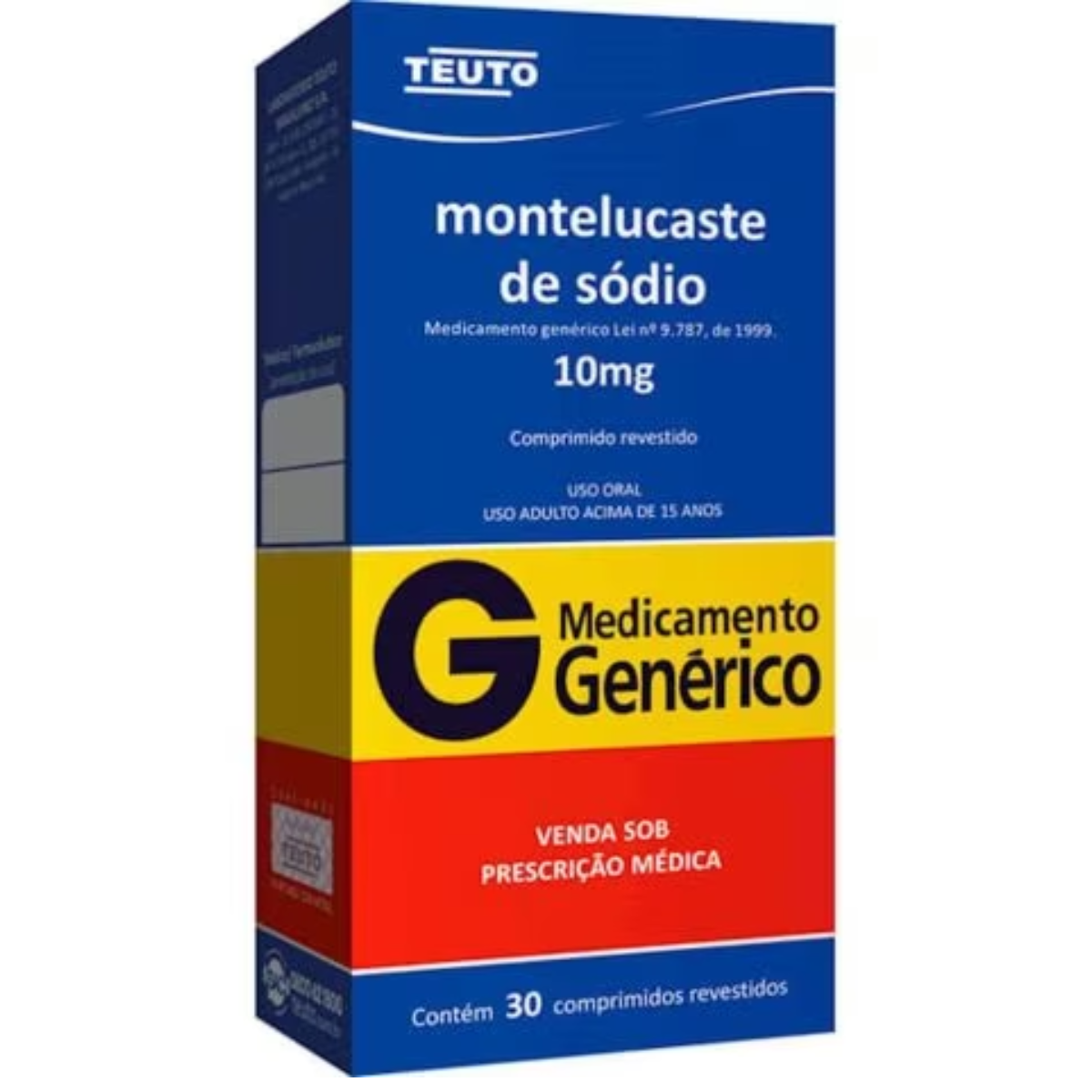 MONTELUCASTE DE SÓDIO 10MG C/30 COMPRIMIDOS REVESTIDOS TEUTO - TEUTO ...