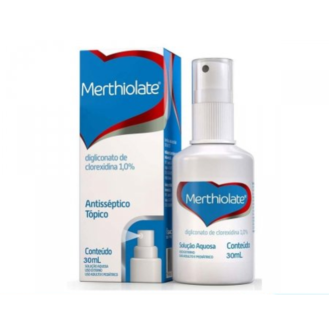 MERTHIOLATE SPRAY TÓPICO ANTISSÉPTICO 30ML - HYPERA