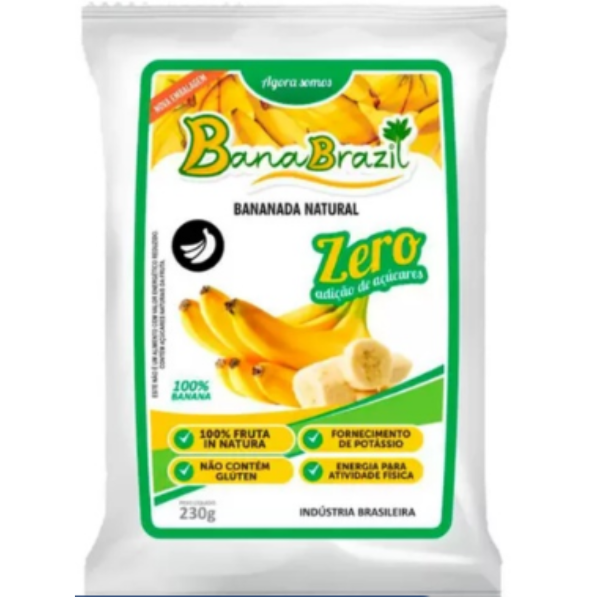BANANA BRAZIL ZERO AÇÚAR 23G - ARCOM