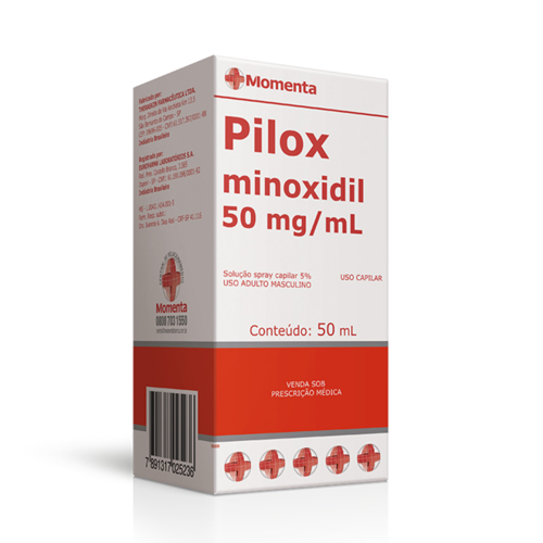 PILOX SOLUCÃO CAPILAR 50ML - MOMENTA FARMACEUTICA