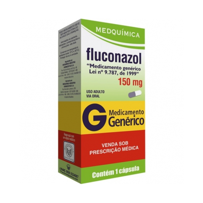 FLUCONAZOL 150MG C/1 COMPRIMIDO MEDQUÍMICA - MEDQUIMICA INDUSTRIA