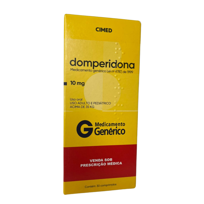 DOMPERIDONA 10MG C/30 COMPRIMIDOS CIMED - CIMED INDUSTRIA DE M