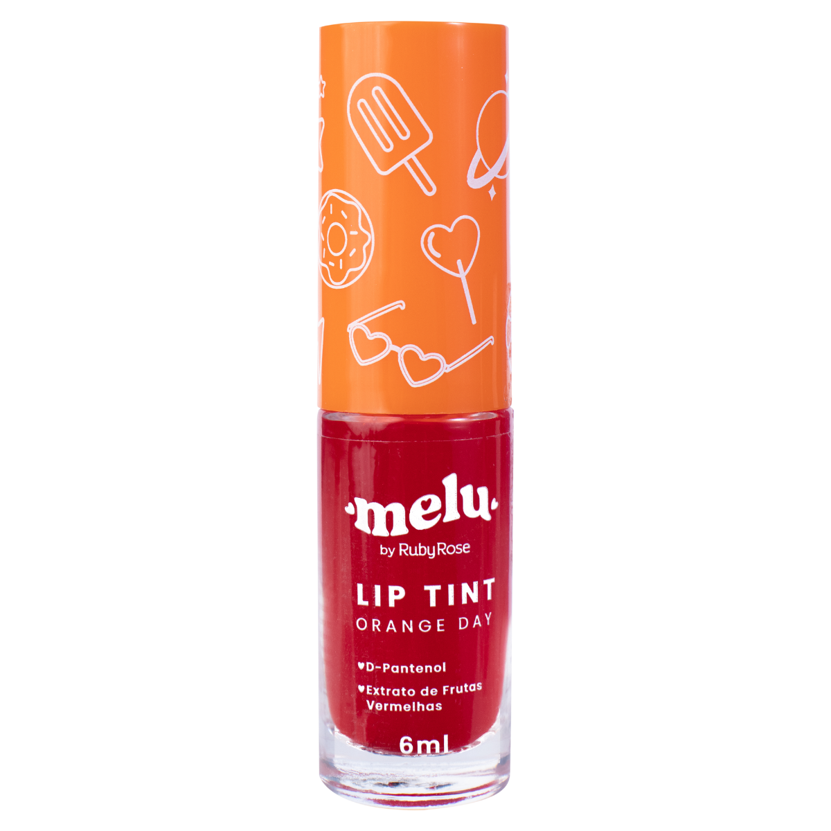 LIP TINT MELU RUBY ROSE ORANGE DAY 6ML - RUBI ARTIGOS DE BELEZA LTDA