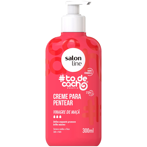 CREME PARA PENTEAR SALON LINE VINAGRE DE MACÃ 300ML - DEVINTEX COSM LTDA