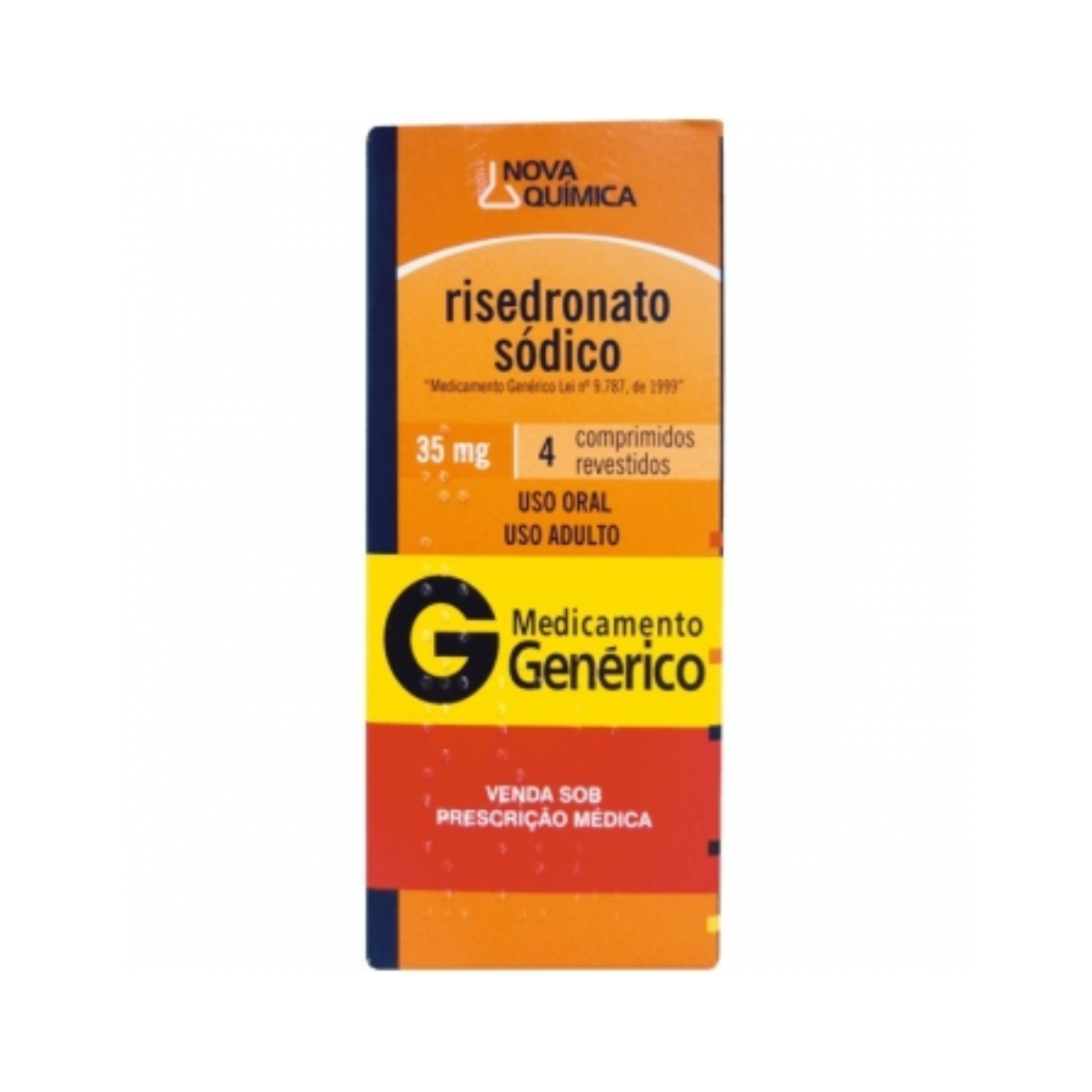 RISEDRONATO SÓDICO 35MG C/4 COMPRIMIDOS REVESTIDOS NOVA QUÍMICA - NOVA ...