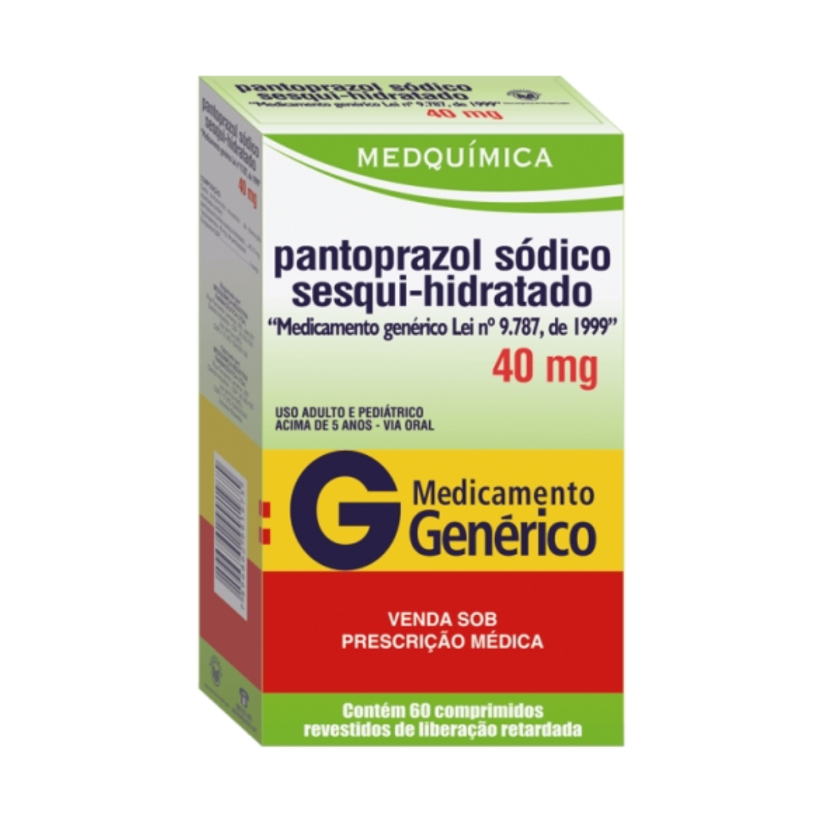 PANTOPRAZOL SÓDICO SESQUI-HIDRATADO 40MG C/60 COMPRIMIDOS REVESTIDOS DE ...