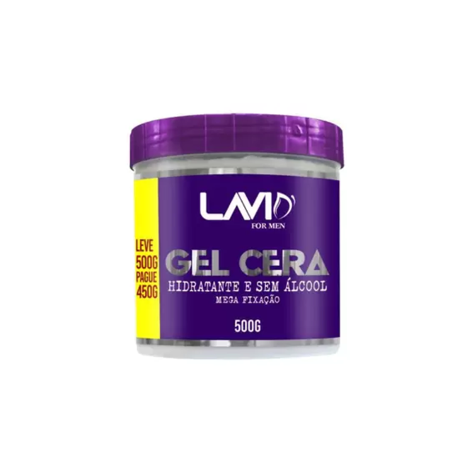 GEL CERA CAPILAR LAVID FOR MEN 500G - OLD WOLF COSMETICOS LTDA