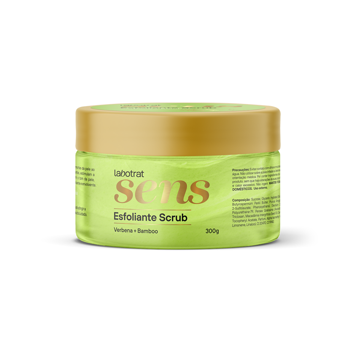 ESFOLIANTE CORPORAL LABOTRAT SCRUB VERBENA E BAMBOO 300G - LABOTRAT ...