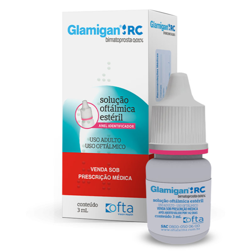 Glamigan Rc 0 1mg Ml Solução Oftálmica Estéril 3ml Legrand Pharma Indus