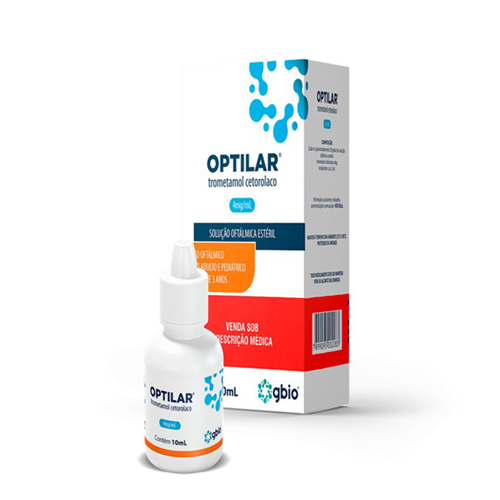 OPTILAR 4MG/ML SOLUÇÃO OFTÁLMICA 10ML - GEOLAB INDUSTRIA FAR