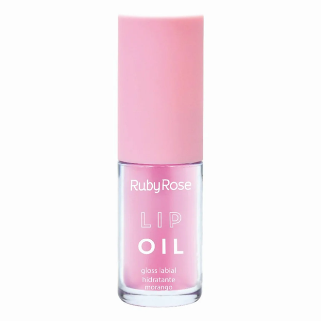 GLOSS LABIAL RUBY ROSE LIP OIL MORANGO 3,8ML - RUBI ARTIGOS DE BELEZA ...