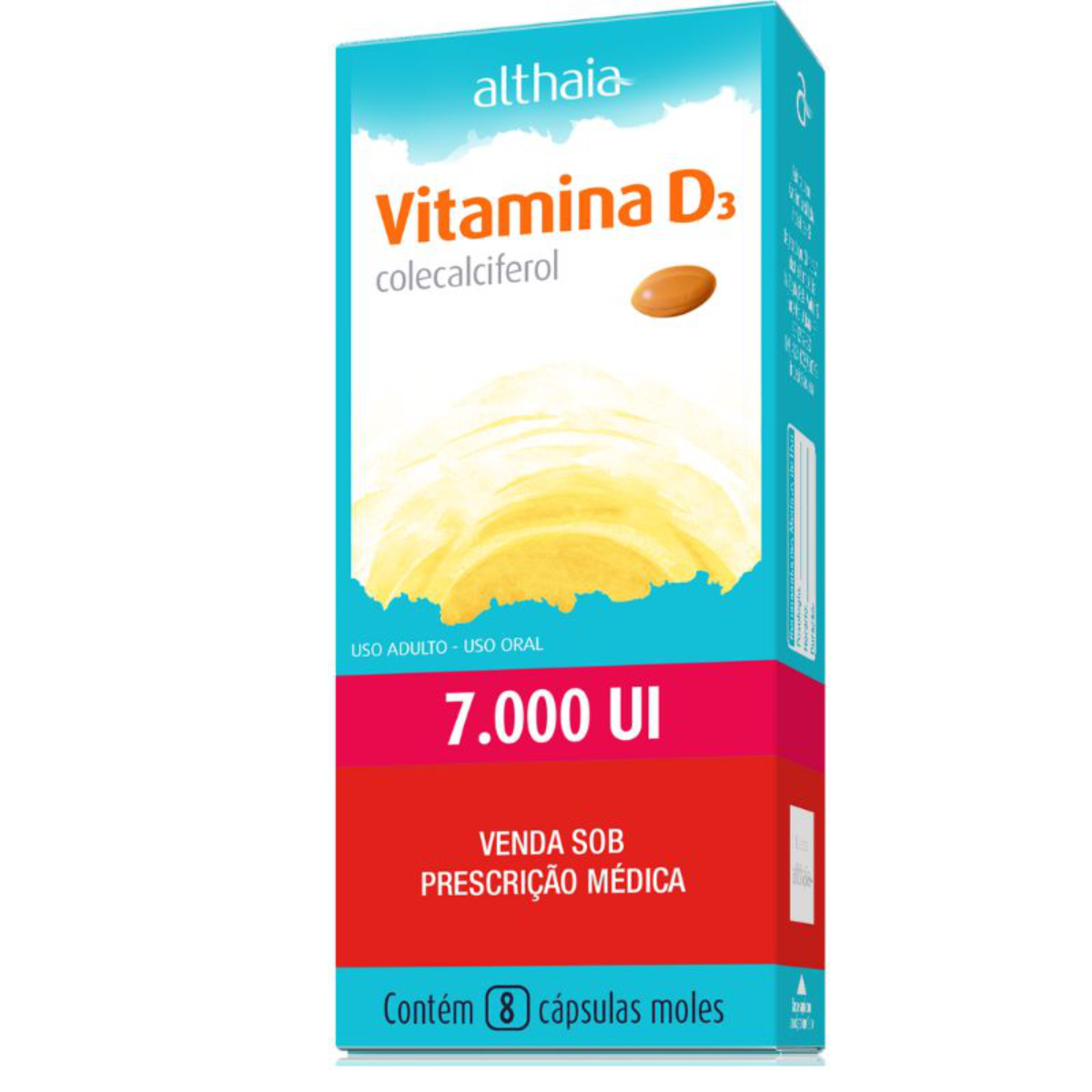 VITAMINA D 7000UI 08CAPSULAS - ALTHAIA S.A. INDUSTR