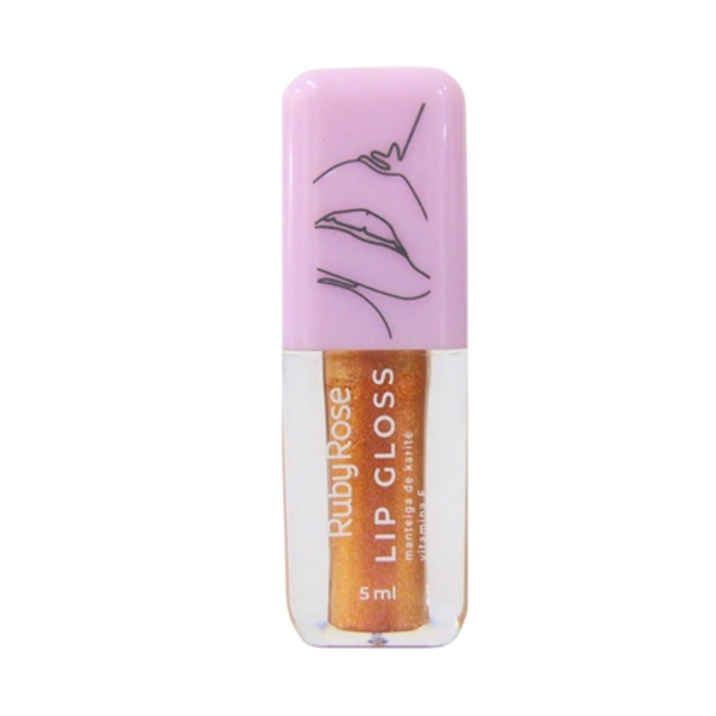 LIP GLOSS RUBY ROSE FIREFLY 5ML - RUBI ARTIGOS DE BELEZA LTDA
