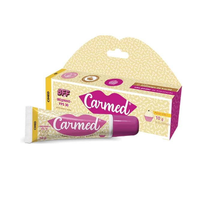 CARMED HIDRATANTE LABIAL BFF BEIJINHO FPS 30 10G - CIMED INDUSTRIA DE M