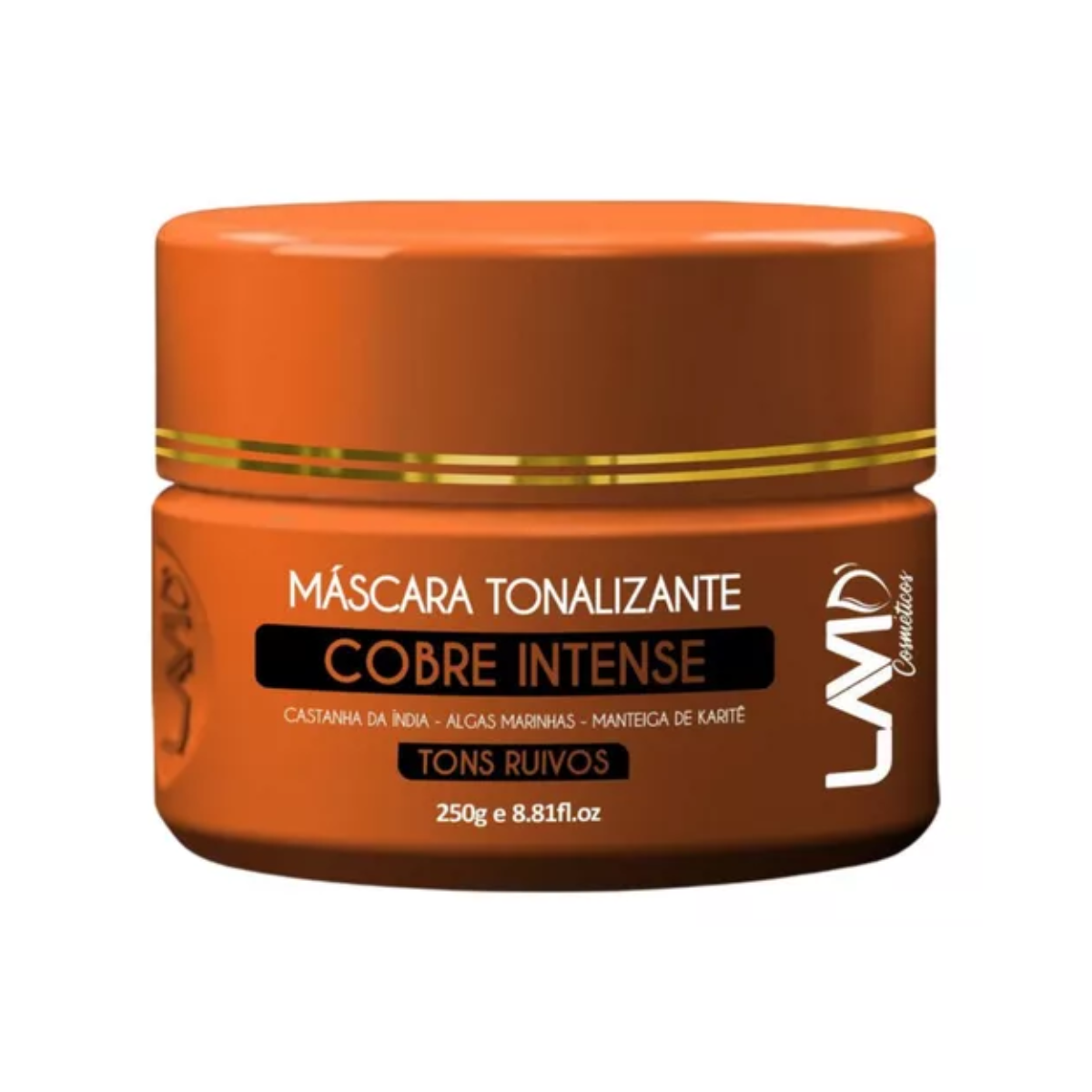 MÁSCARA TONALIZANTE LAVID COBRE INTENSE 250G - OLD WOLF COSMETICOS LTDA