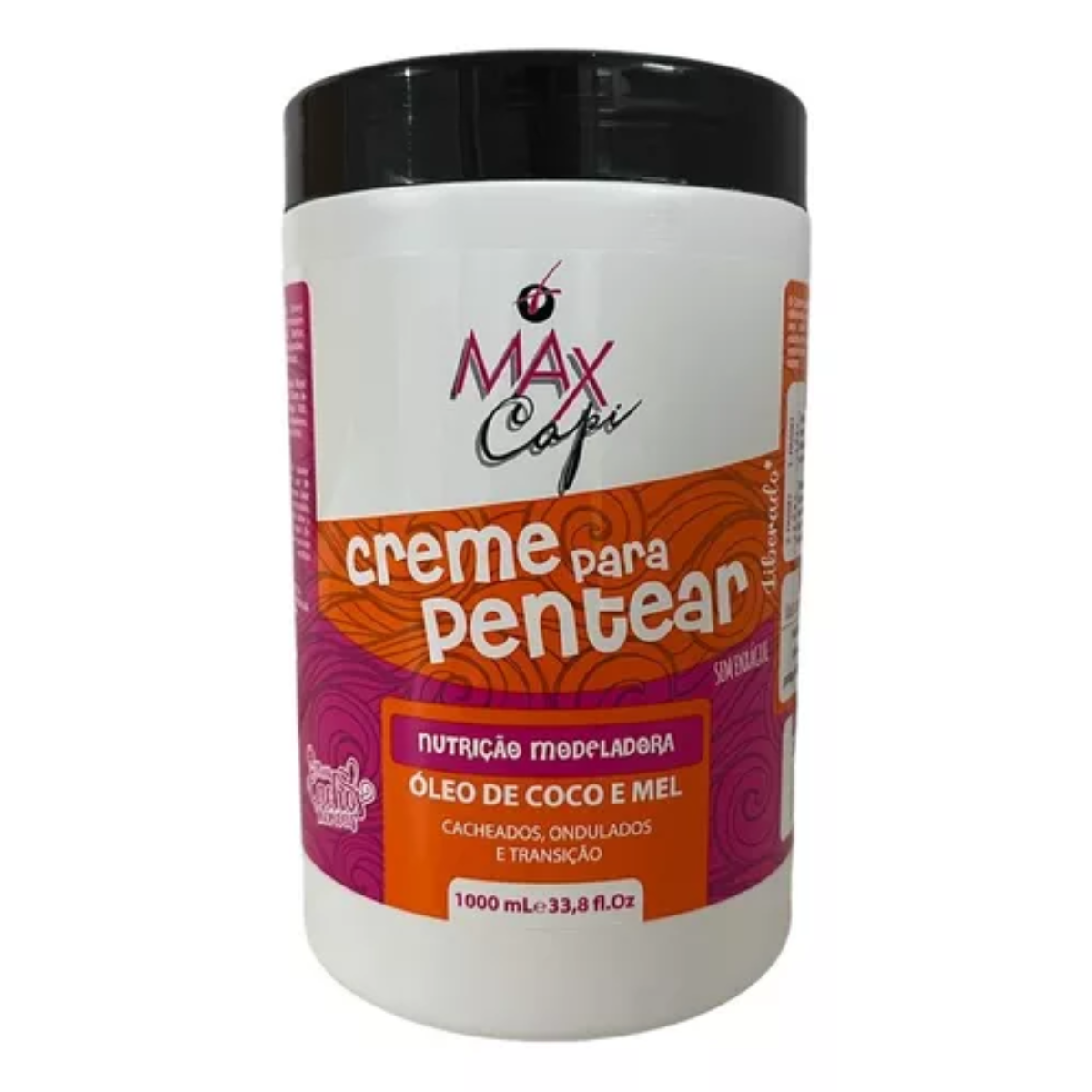 CREME PARA PENTEAR MAX CAPI ÓLEO DE COCO 1KG - PERFUMARIA DAPI IND E COM