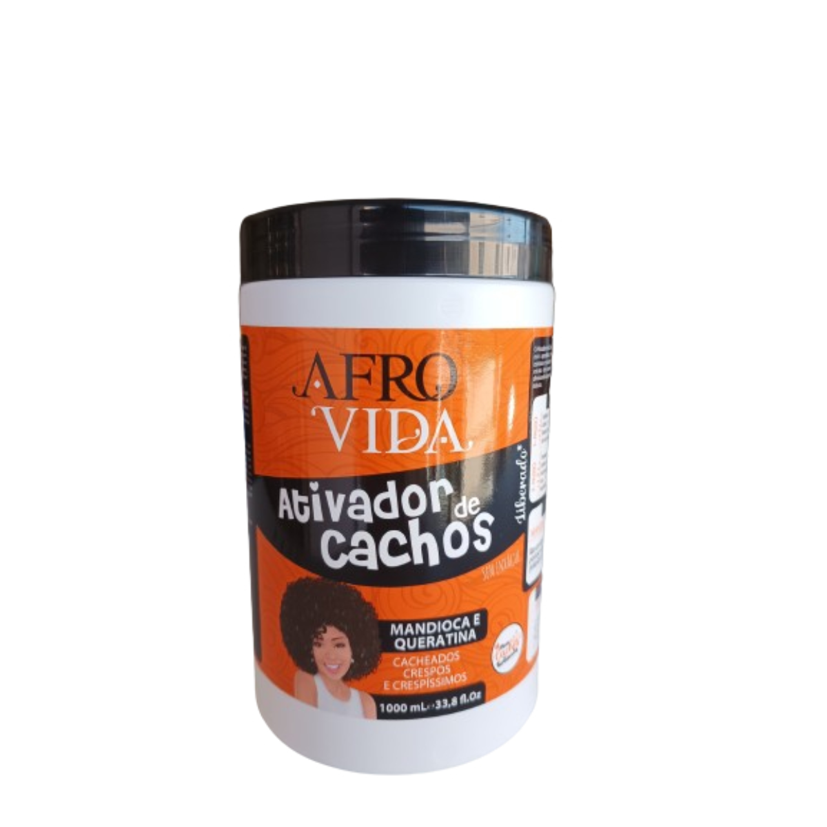 ATIVADOR DE CACHOS AFRO VIDA MANDIOCA 1KG - PERFUMARIA DAPI IND E COM