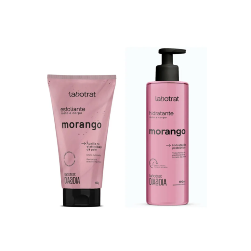 KIT ESFOLIANTE + HIDRATANTE LABOTRAT MORANGO 150G+190ML - LABOTRAT ...