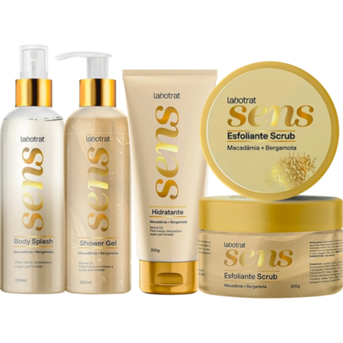 KIT LABOTRAT COM 4 ITENS MACADÂMIA - LABOTRAT INDUSTRIA DE COSMETIC