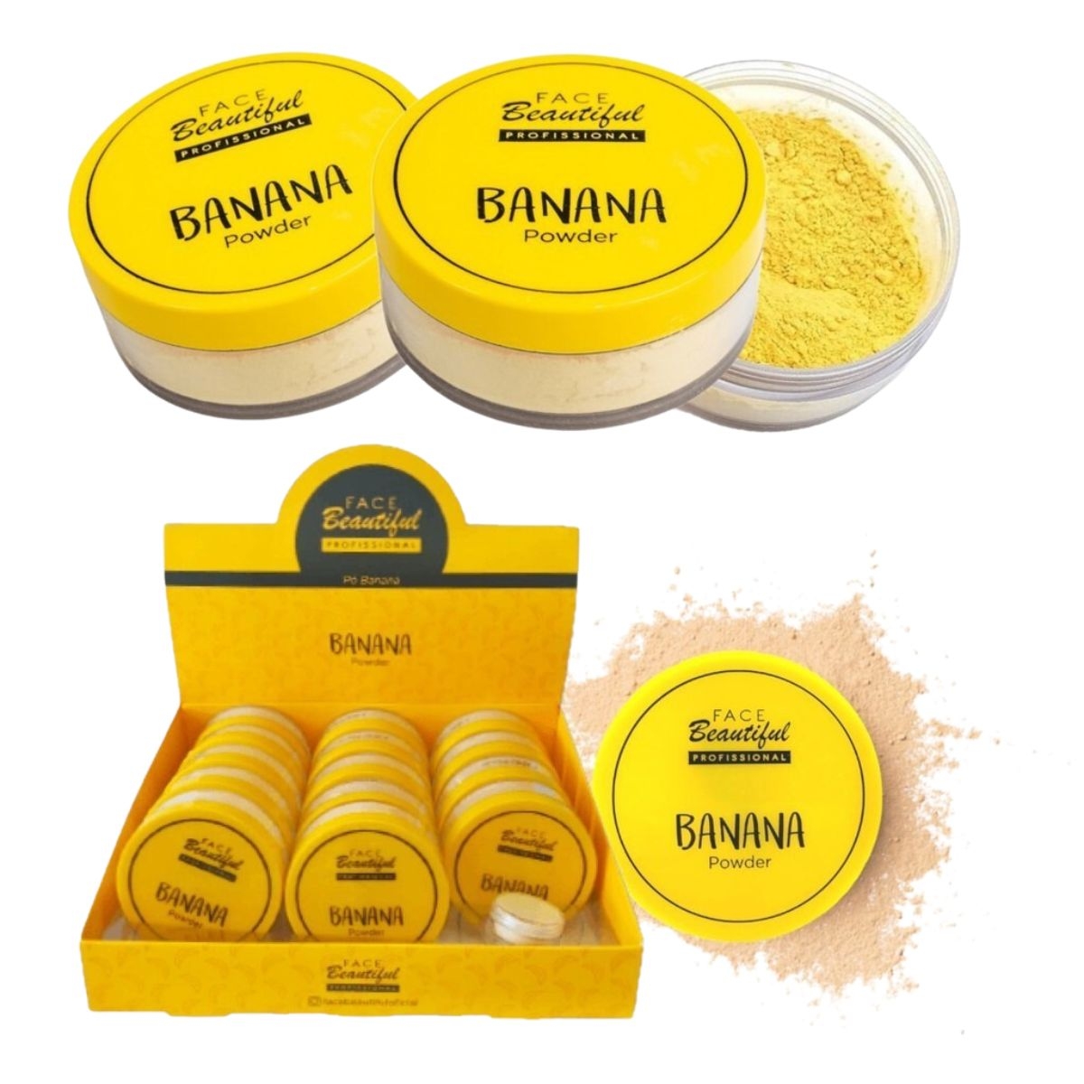 PÓ FACIAL SOLTO BEAUTIFUL BANANA 10G - FACE BEAUTIFUL
