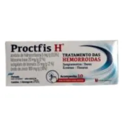 PROCTFIS H5+20+20+100MG/G 20G+ 10 PROTETORES DEDOS - UNIAO QUIMICA
