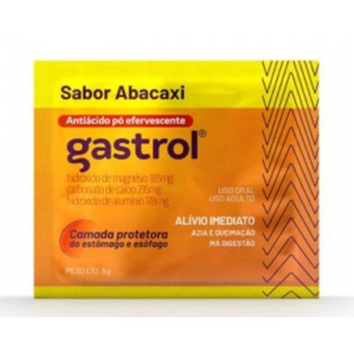 GASTROL ABACAXI C/1 ENVELOPE EFERVECENTE 5G - HYPERA