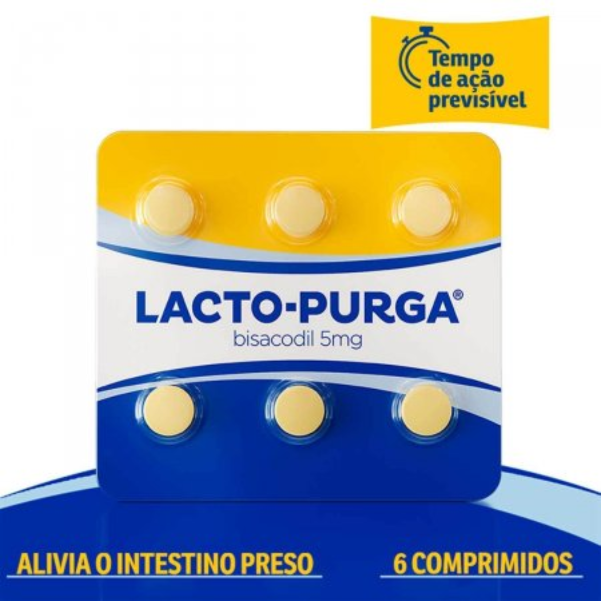 LACTO PURGA 5MG C/6 COMPRIMIDOS - HYPERA