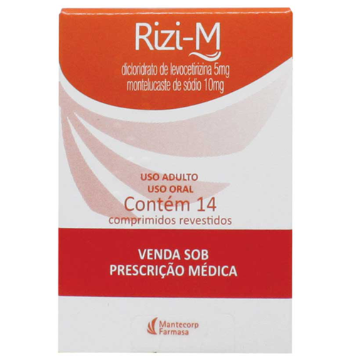RIZI- M 10MG/5MG C/14 COMPRIMIDOS - MANTECORP INDUSTRIA