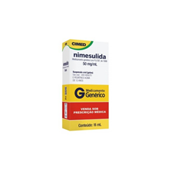 NIMESULIDA 50MG/ML GOTAS 15ML CIMED - CIMED INDUSTRIA DE M