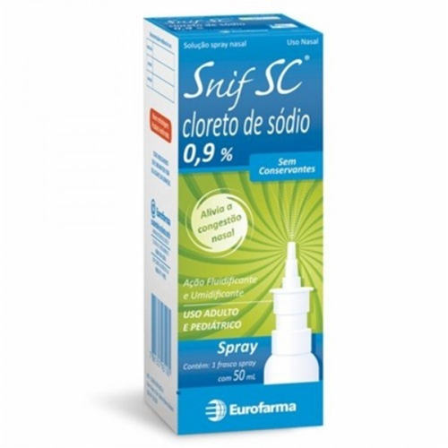 SNIF 0,9% SPRAY NASAL 100ML - EUROFARMA LABORATORI