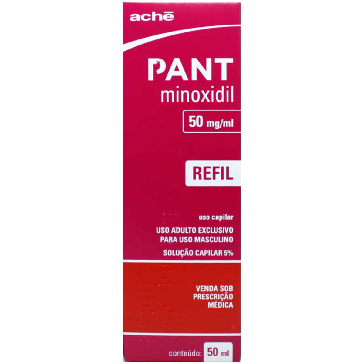PANT 50MG/ML SOLUÇÃO CAPILAR REFIL 50ML - ACHE LABORATORIOS FA