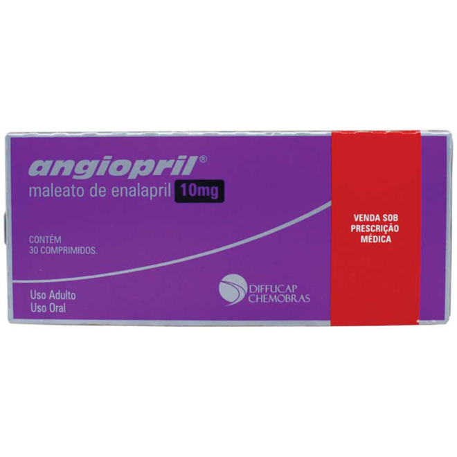 ANGIOPRIL 10MG C/30 COMPRIMIDOS - DIFFUCAP-CHEMOBRAS Q