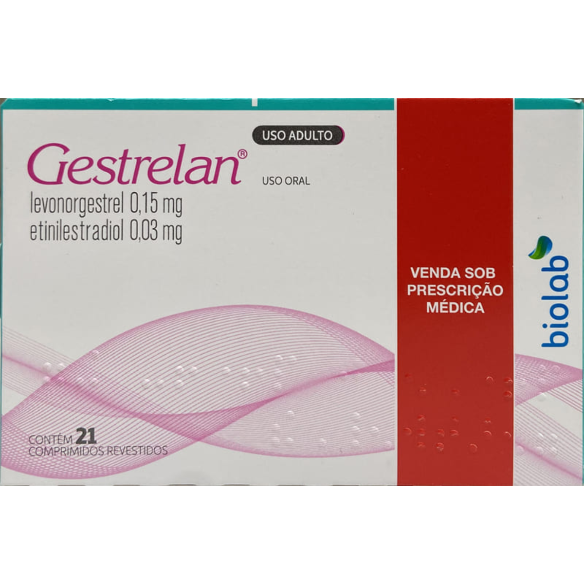 GESTRELAN 0,03MG + 0,015MG C/21 COMPRIMIDOS - BIOLAB SANUS FARMACE