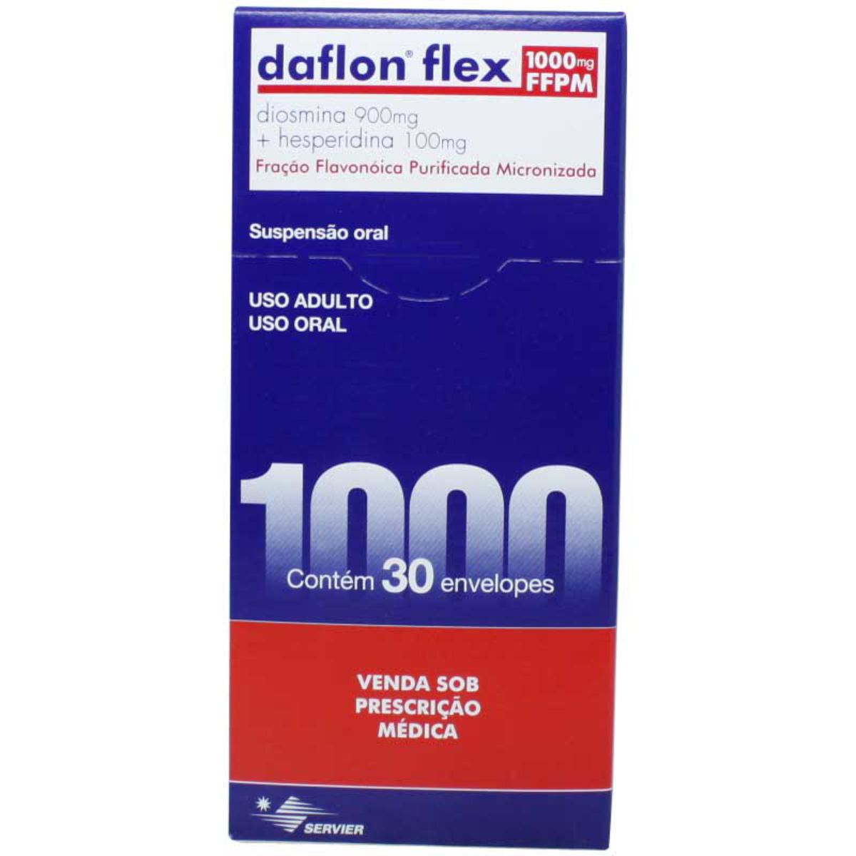 DAFLON FLEX 1000MG SUSPENSÃO ORAL C/30 ENVELOPES - SERVIER DO BRASIL