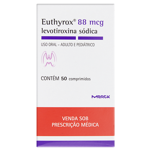 EUTHYROX 88MCG C/50 COMPRIMIDOS - MERCK