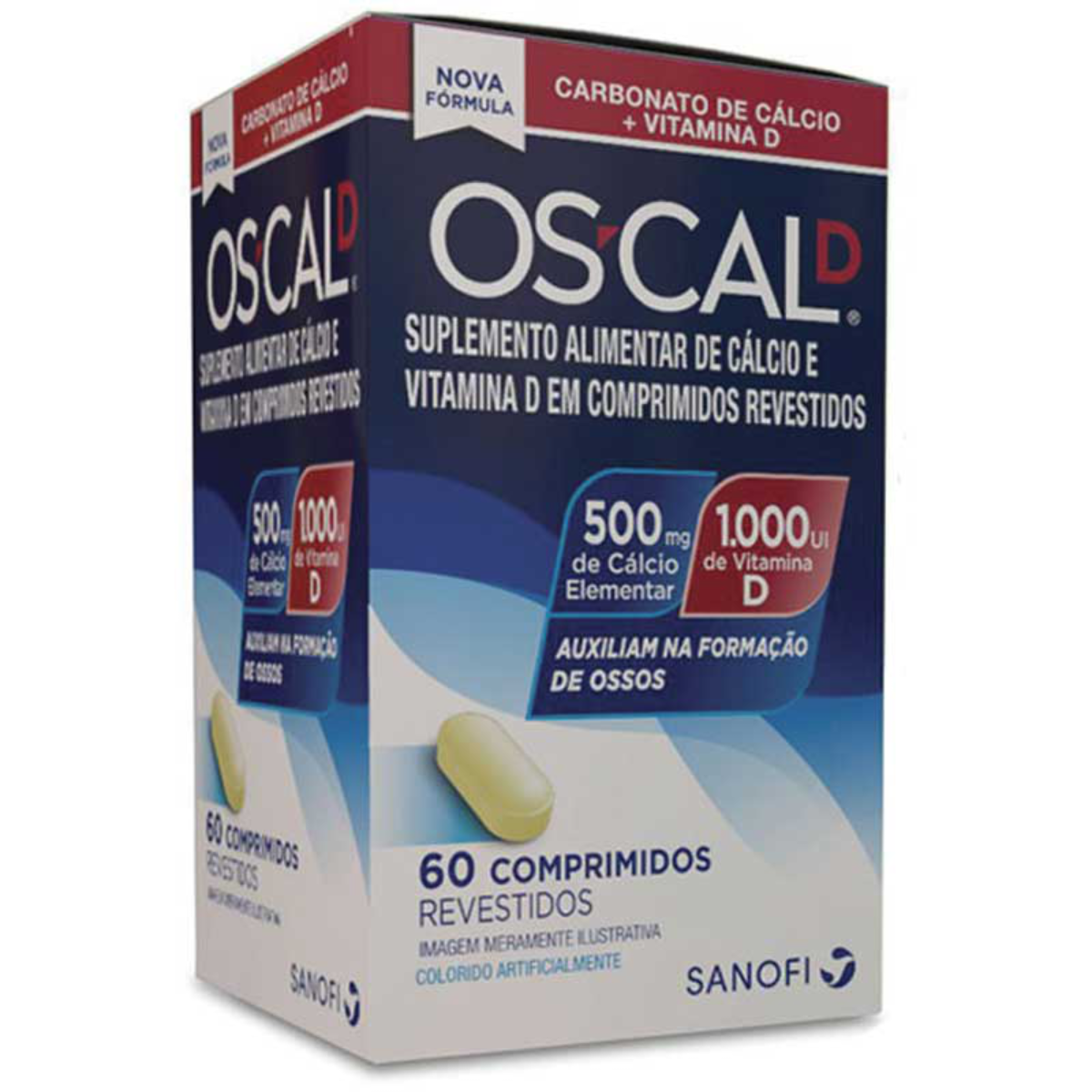 OS-CAL D 500MG + 1.000 UI C/60 COMPRIMIDOS - SANOFI