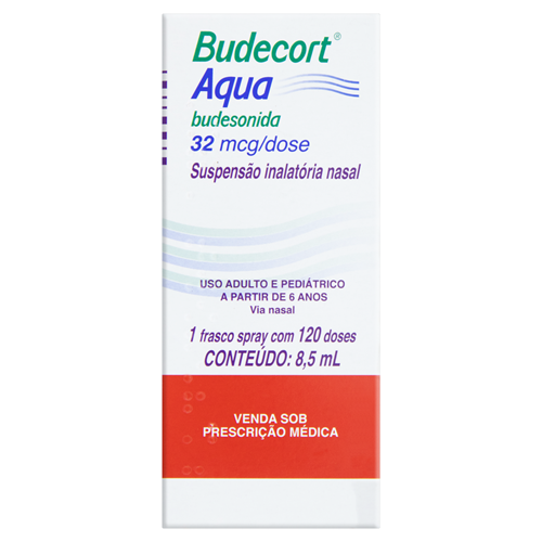 BUDECORT AQUA 32MCG SPRAY 120 DOSES - ASTRAZENECA DO BRASI