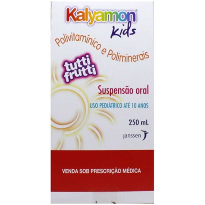 KALYAMON KIDS SUSPENSÃO ORAL 250ML - JANSSEN-CILAG FARMAC