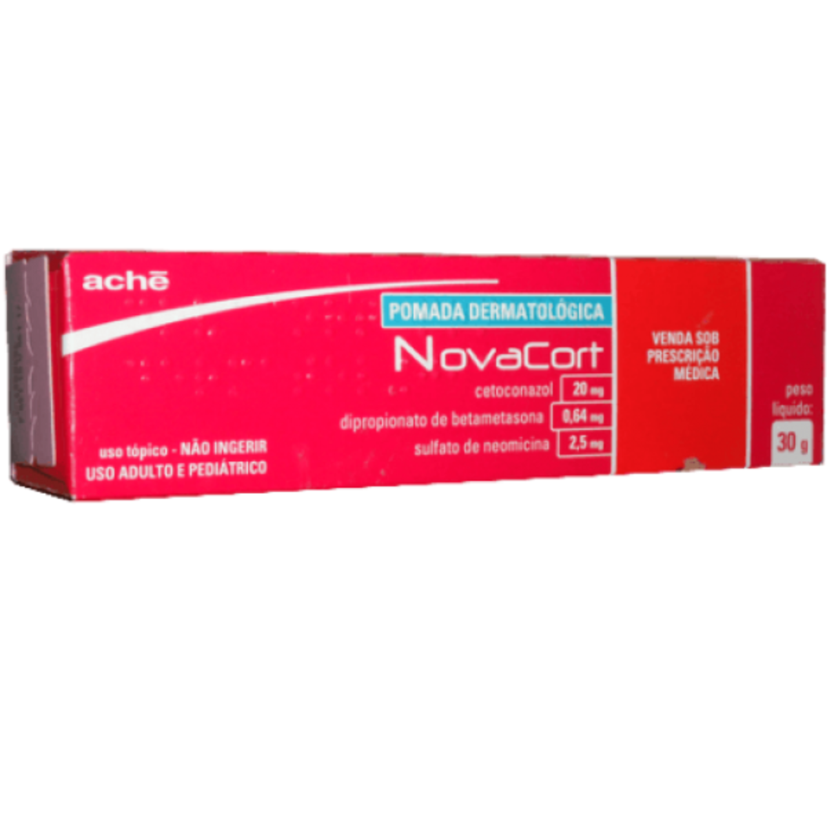 NOVACORT POMADA DERMATOLÓGICA 30G - ACHE LABORATORIOS FA