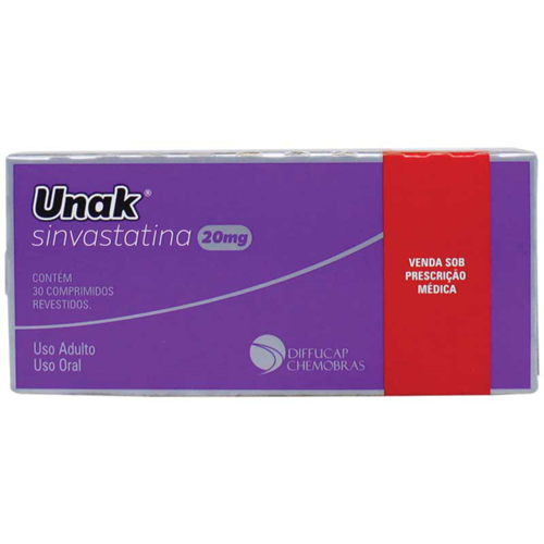UNAK 20MG C/30 COMPRIMIDOS - DIFFUCAP-CHEMOBRAS Q