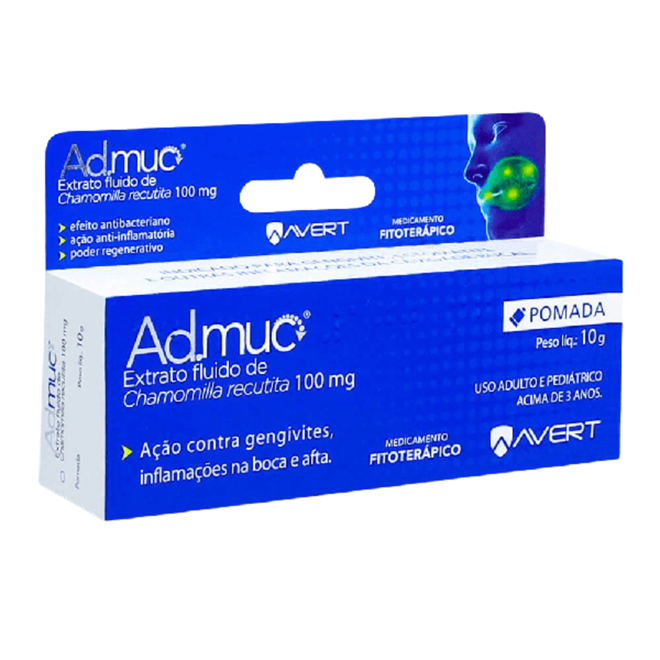 AD-MUC 100MG/G POMADA BUCAL C/10G - BIOLAB SANUS FARMACE