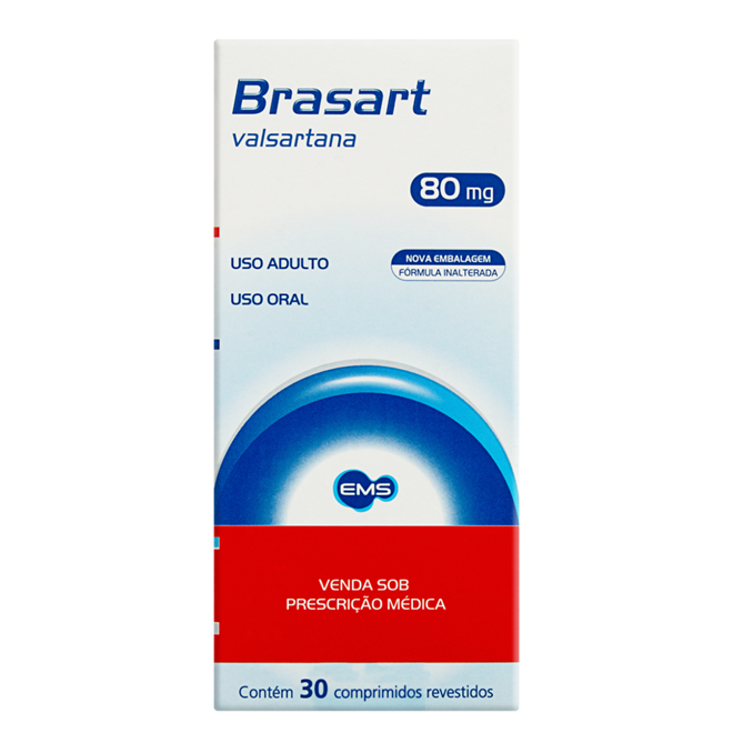 BRASART 80MG C/30 COMPRIMIDOS REVESTIDOS - EMS SIGMA PHARMA LTD