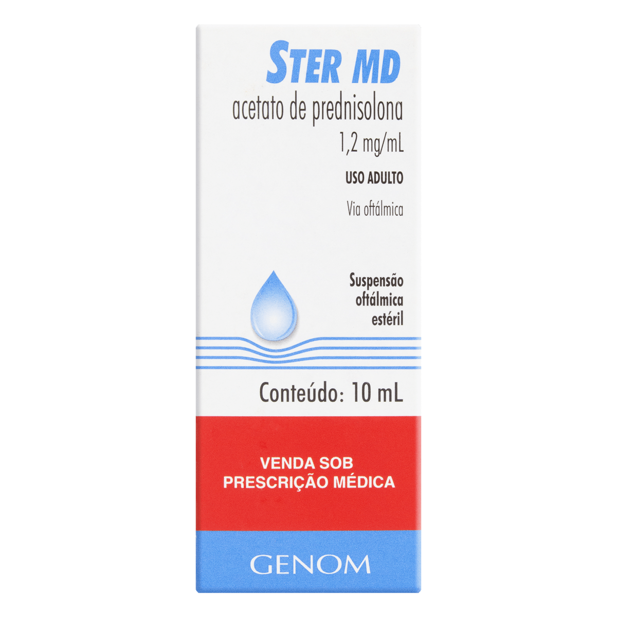 STER MD 1,2MG/ML SOLUÇÃO OFTÁLMICA ESTÉRIL 10ML - GENOM