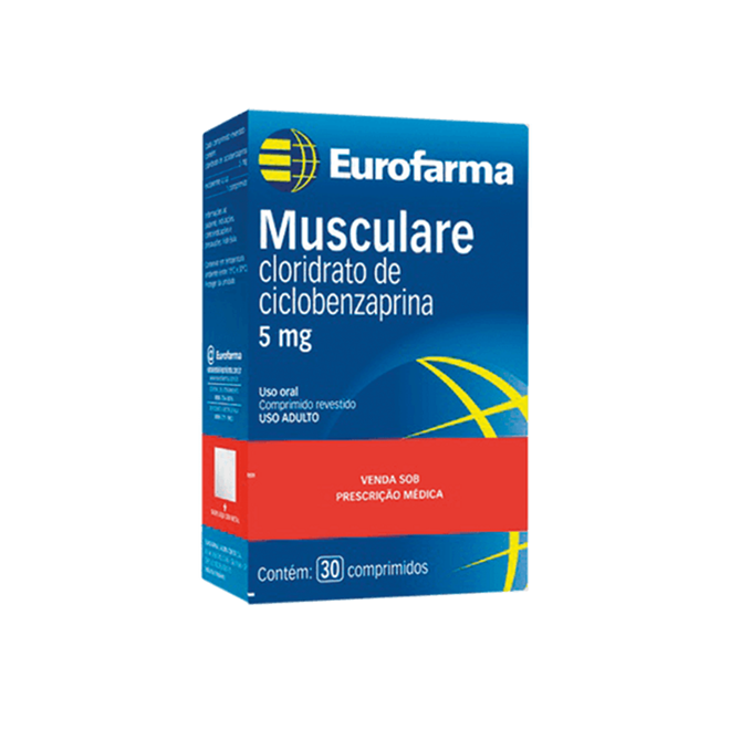 MUSCULARE 5MG C/30 COMPRIMIDOS REVESTIDOS - EUROFARMA LABORATORI