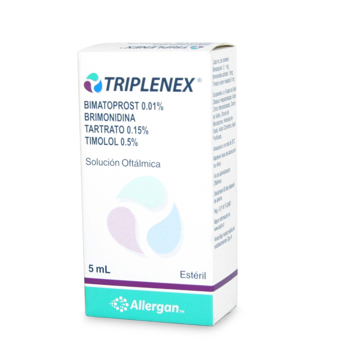 TRIPLENEX SOLUÇÃO OFTÁLMICA 5ML - ALLERGAN PRODUTOS FA