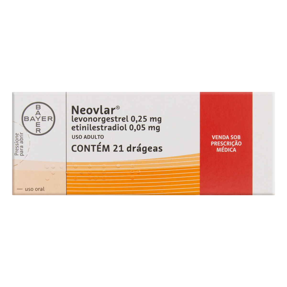 NEOVLAR 0,05MG + 0,25MG C/21 DRÁGEAS - GENOM
