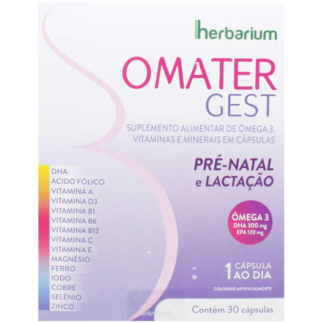 OMATER GEST C/30 CÁPSULAS - HERBARIUM LABORATORI