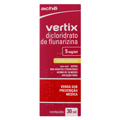 VERTIX 5MG/ML SABOR BAUNILHA GOTAS 30ML - ACHE LABORATORIOS FA