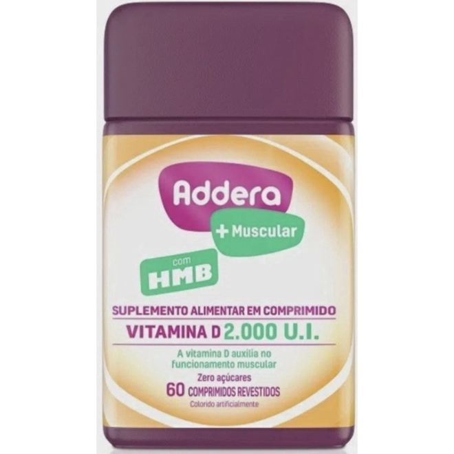ADDERA 2.000UI + MUSCULAR HMB C/60 COMPRIMIDOS REVESTIDOS - HYPERA